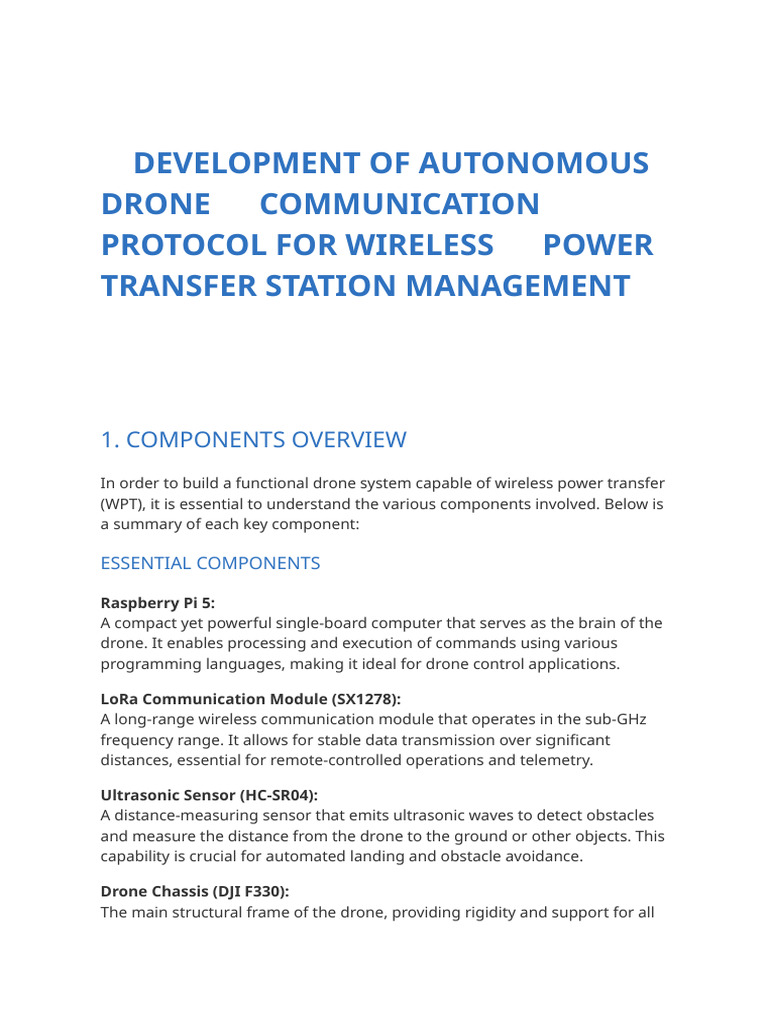 Drone System Assembly Guide | PDF | Unmanned Aerial Vehicle | Inductor