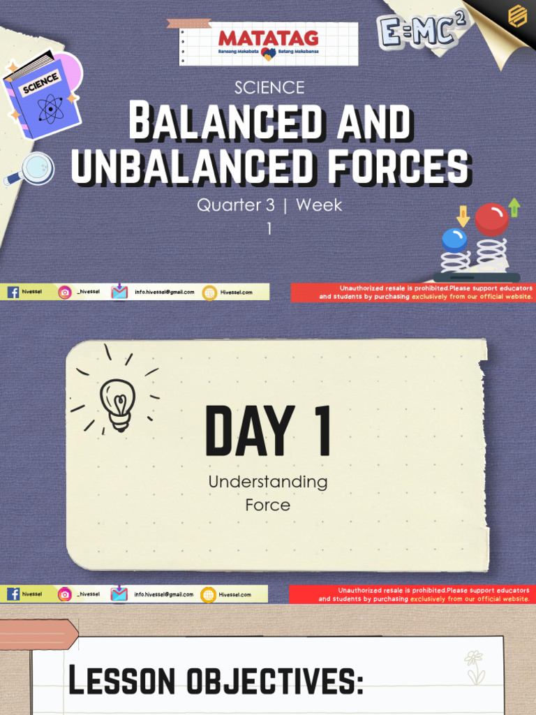 Science 7 Quarter 3 Week 1 Ac6t3a | PDF | Force | Friction