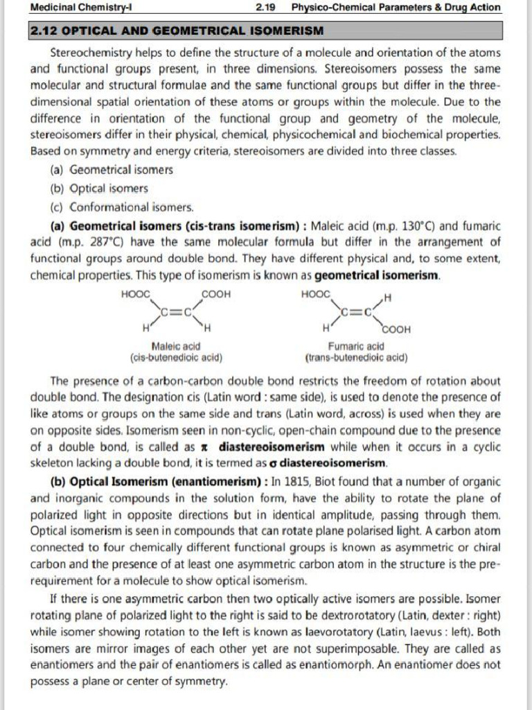Med Chem (Session-1) Imp | PDF