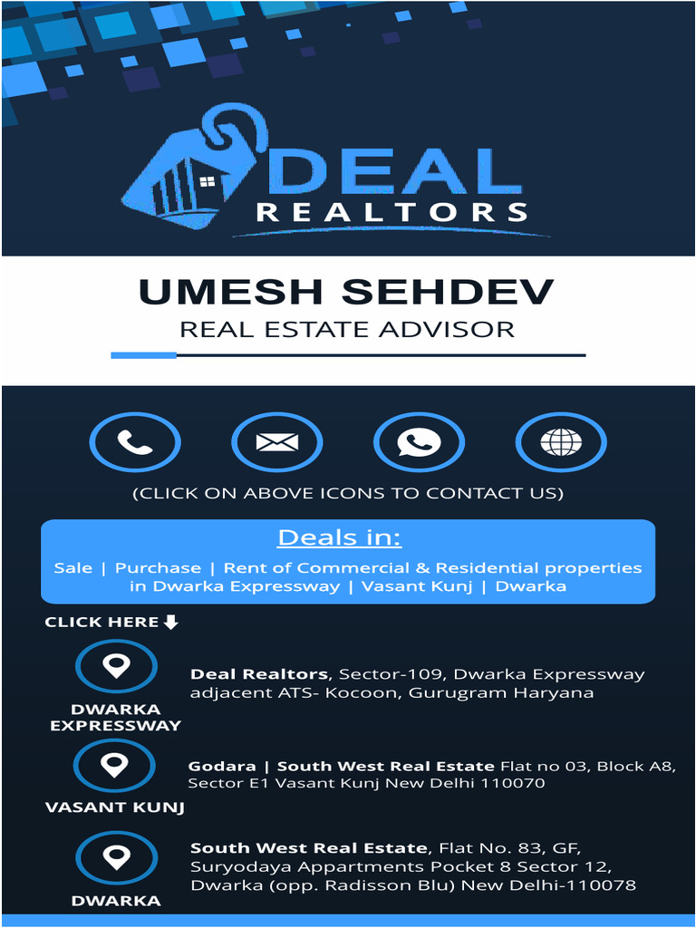 Umesh Sehdev - DEAL REALTORS | PDF