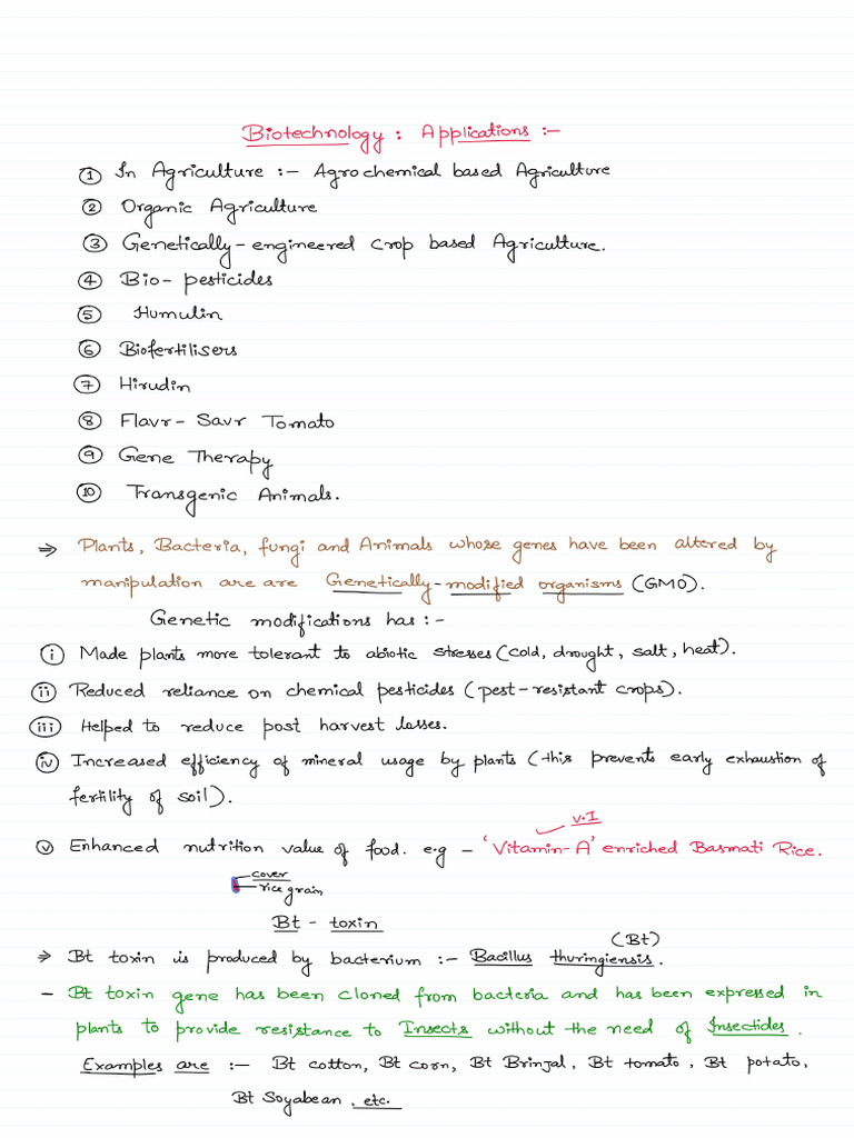 DCFG - Biotech Applications Complete | PDF