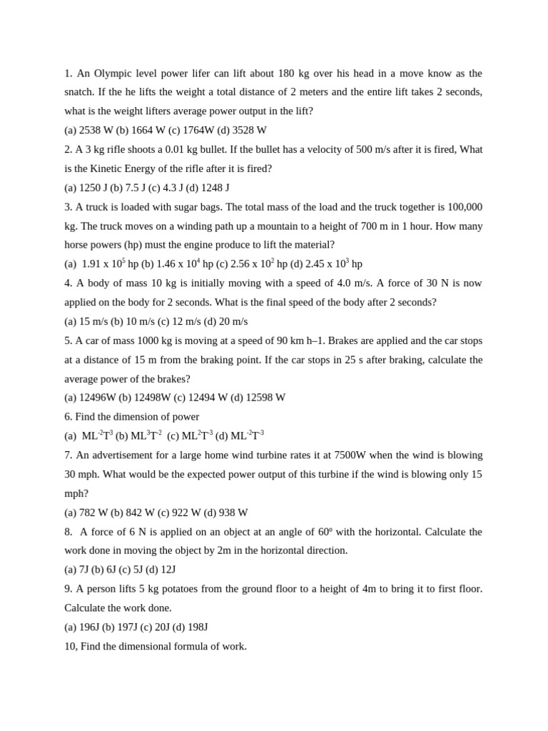 Physics Problems and Solutions | PDF | Buoyancy | Electric Charge