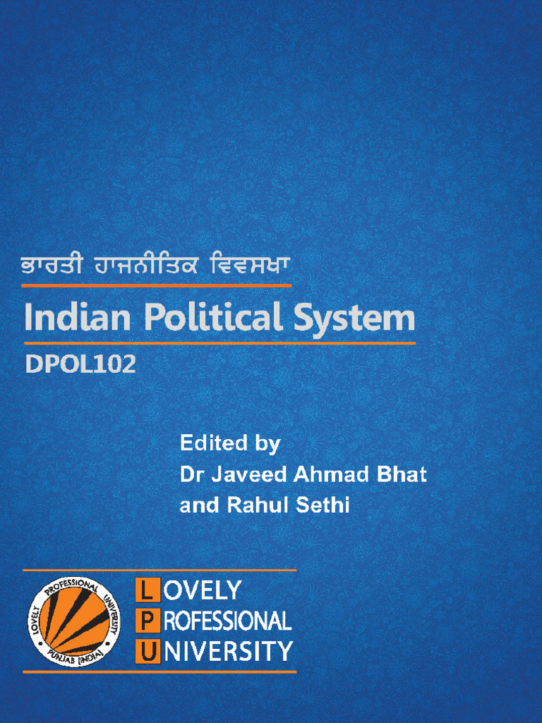 Indian Political System Overview | PDF | Government Of India | Supreme ...