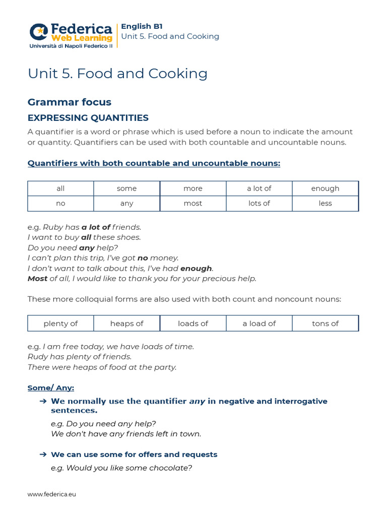 Expressing Quantities | PDF | Noun | Quantity