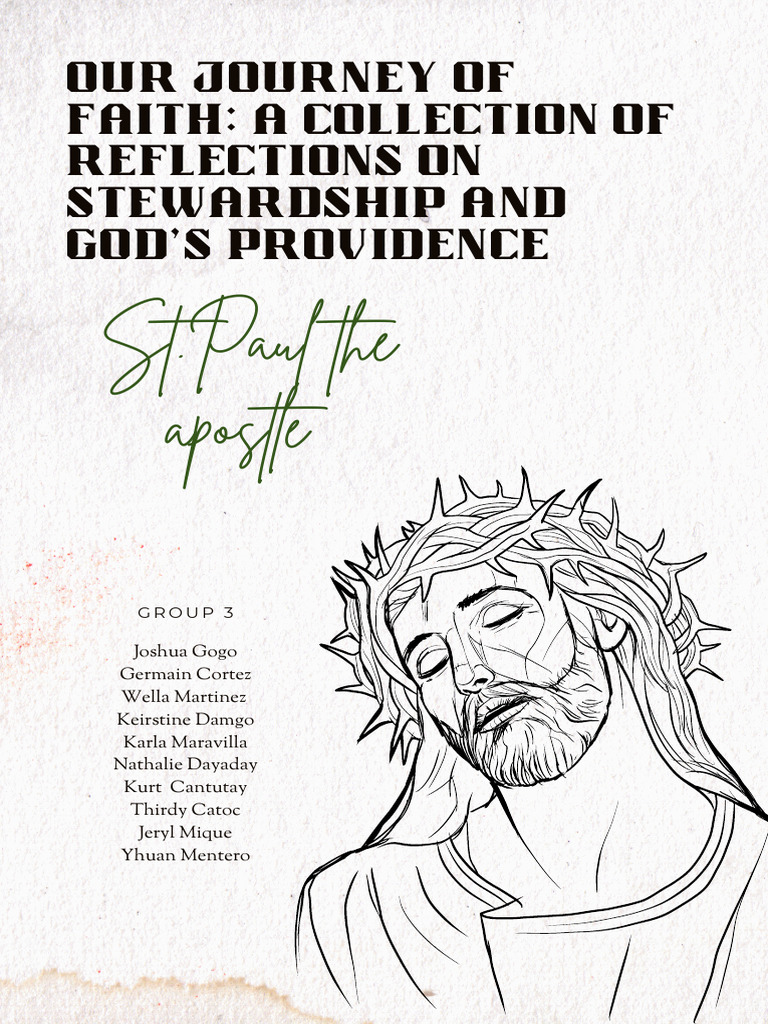Our Journey of Faith A Collection of Reflections On Stewardship and God ...