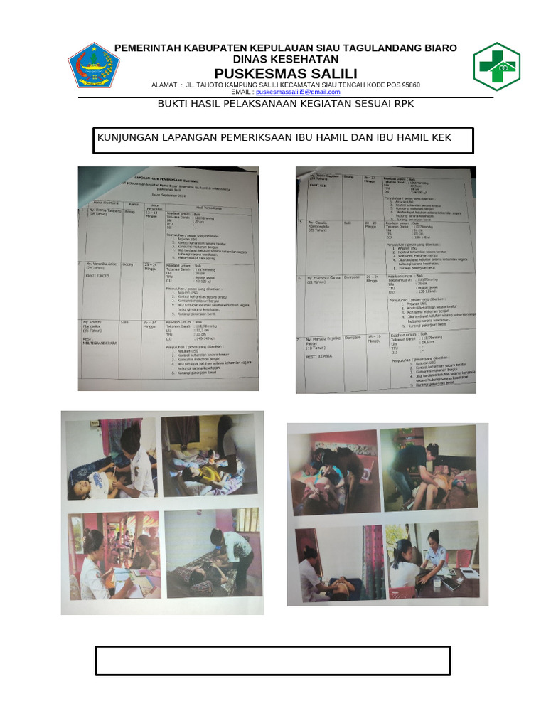 Bukti Hasil Pelaksanaan Kegiatan Sesuai RPK | PDF
