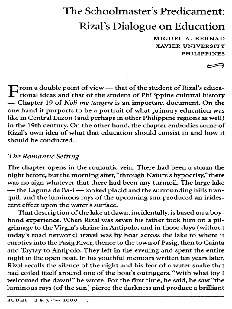 Rizal Module 3 Lesson 2 REQUIRED READING | PDF