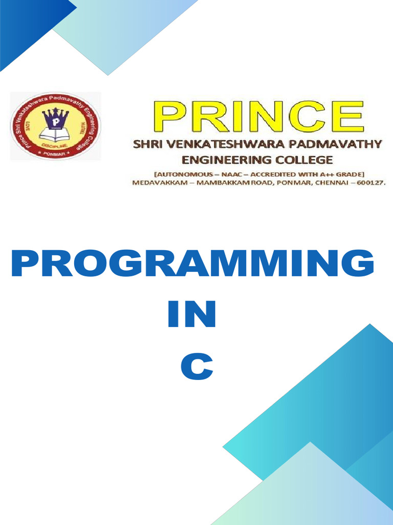 Pdf&rendition 1 | PDF | Pointer (Computer Programming) | C (Programming Language)