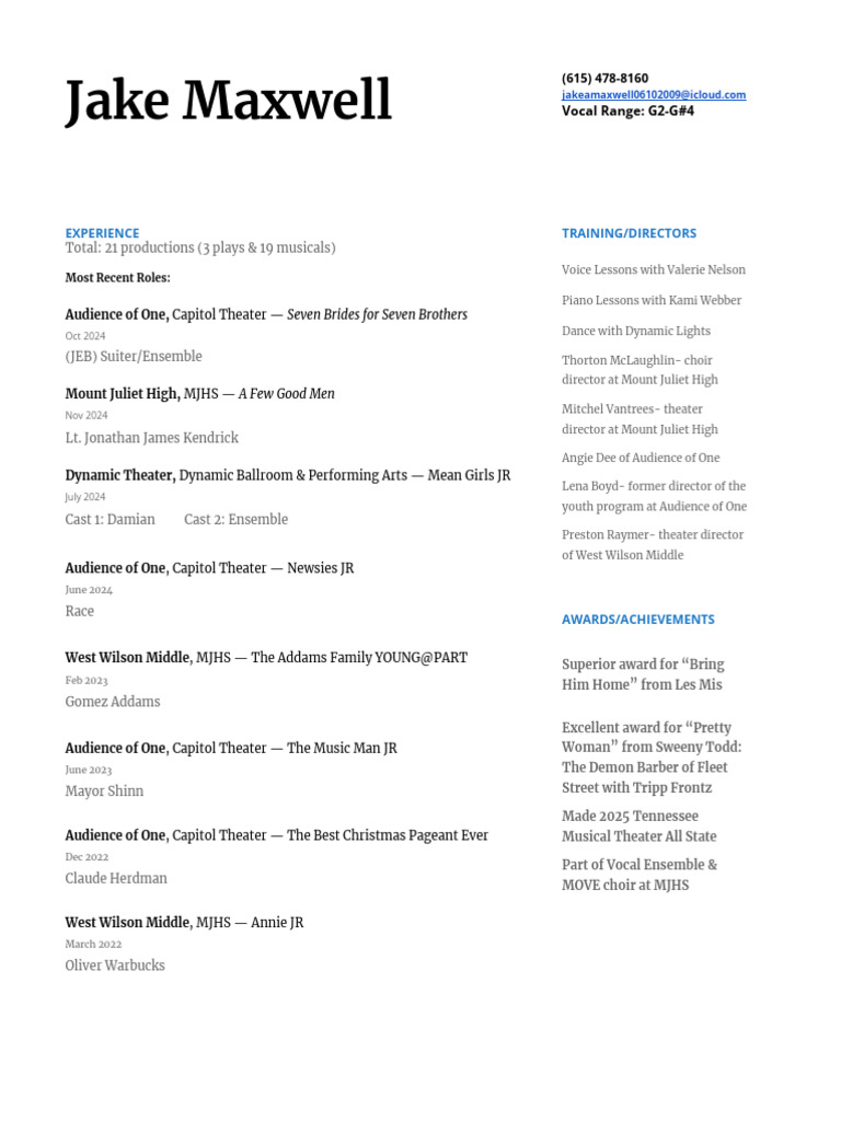 Fancy Resume | PDF