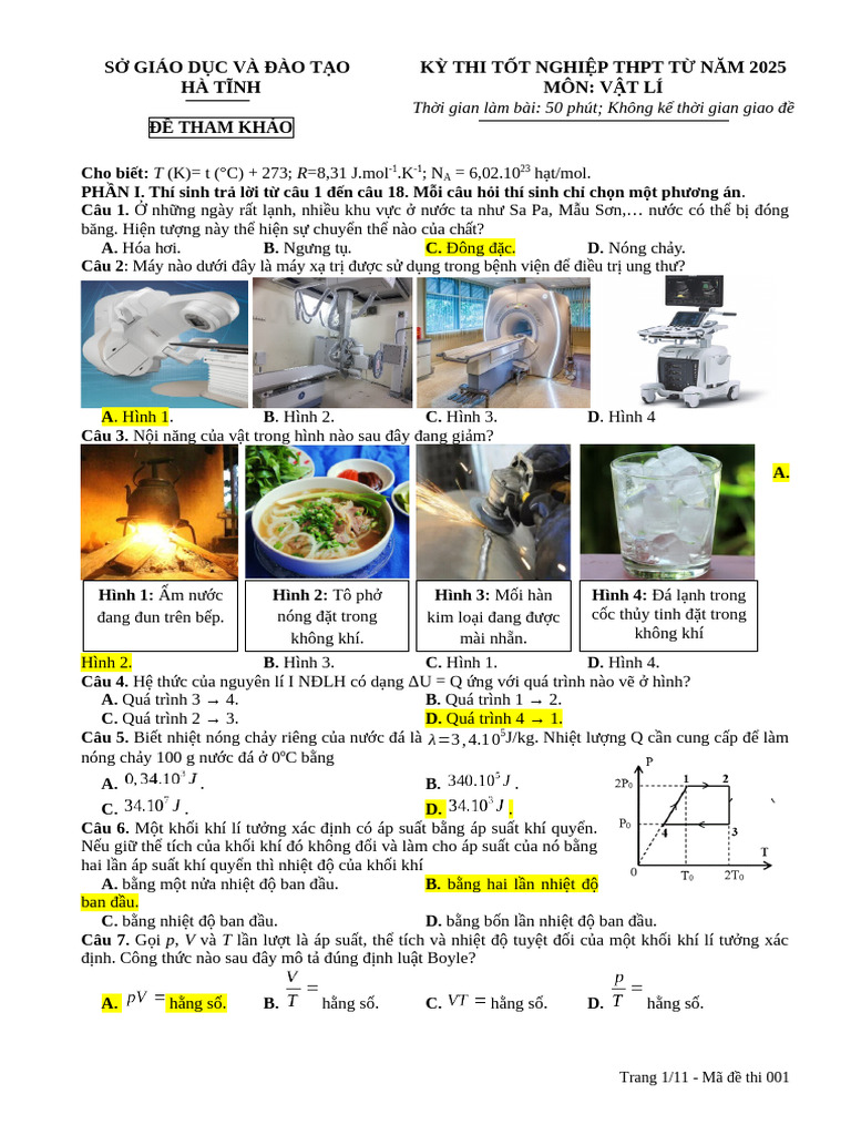 002 - Vat Li - de Tham Khao TN 2025 | PDF