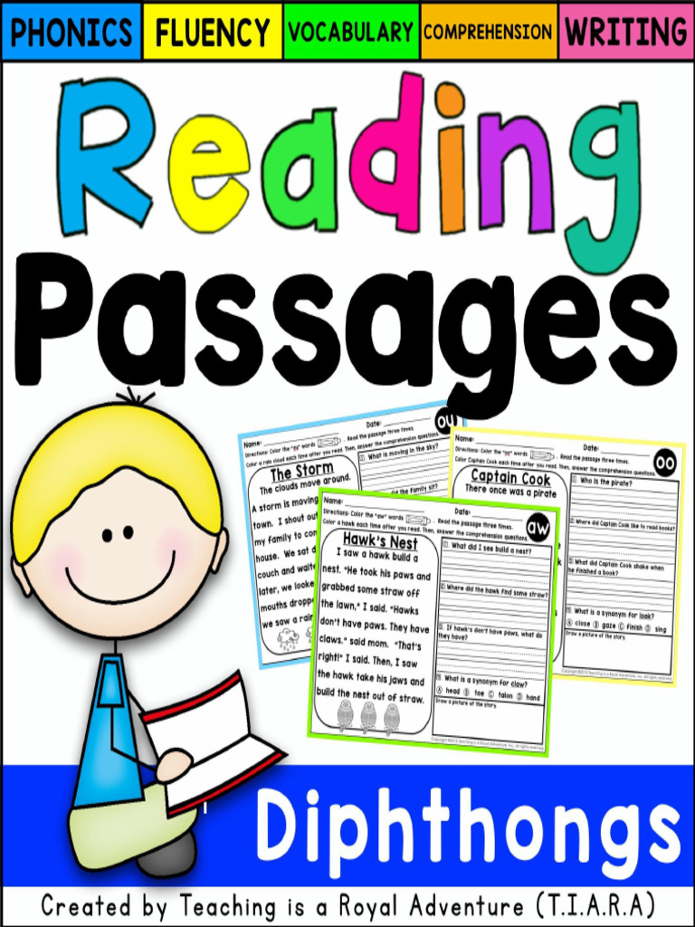 自拼阅读Diphthong Reading Passages | PDF