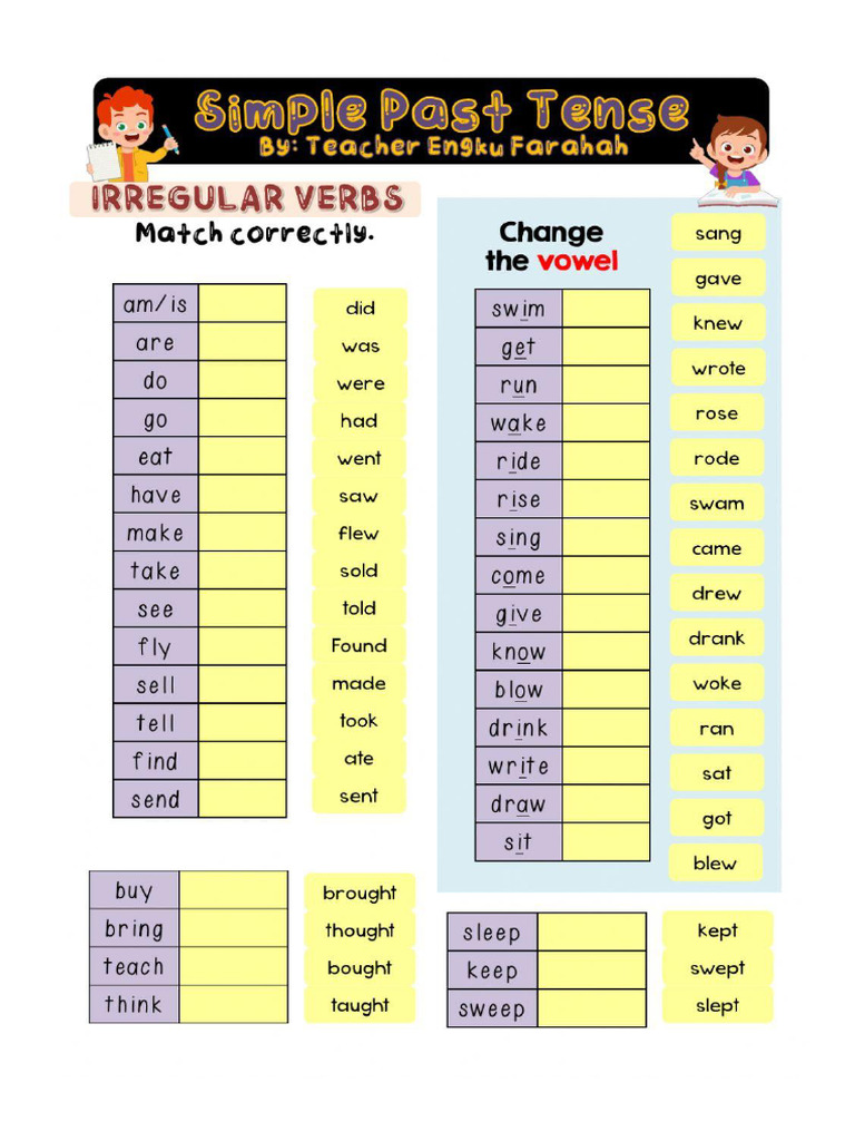 LKPD SIMPLE PAST TENSE | PDF