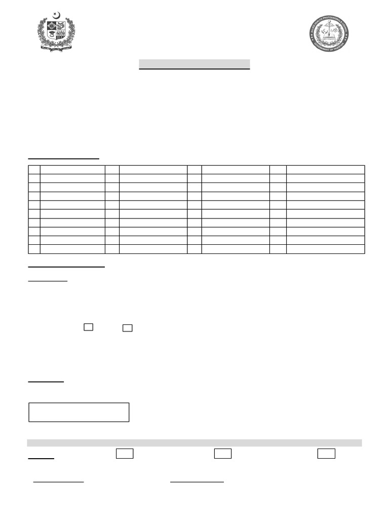 Allied Health Institution Registration Form | PDF | Pakistan