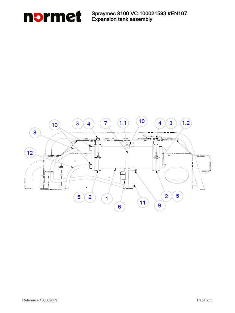 Spraymec 8100 VC Expansion Tank Guide | PDF