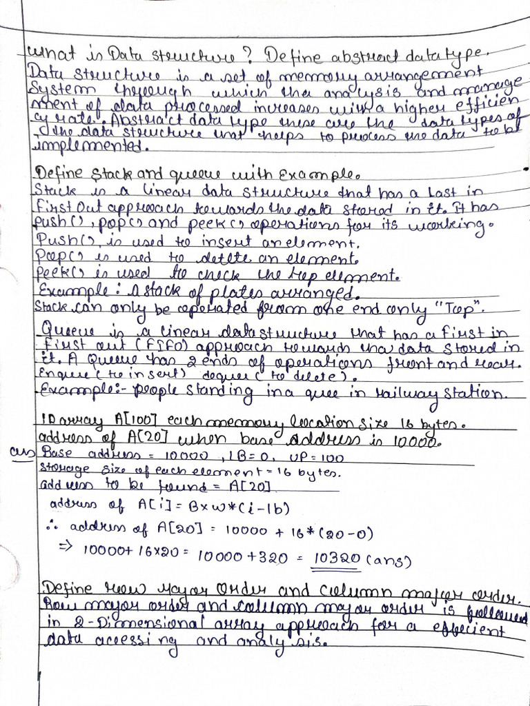 Dsa Assignment 1 Solution | PDF