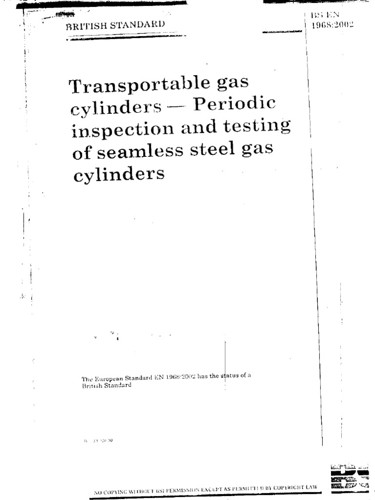 EN 1968 - 2002 Periodic Testing | PDF