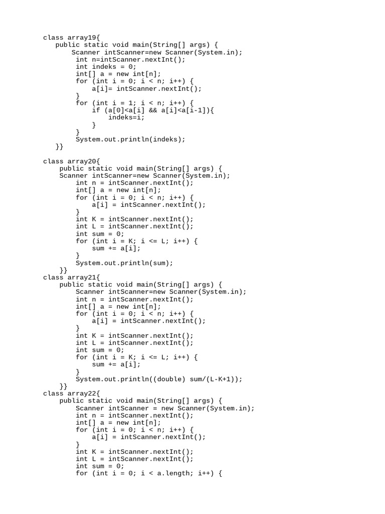 hw_massives | PDF | Computer Programming | Systems Architecture