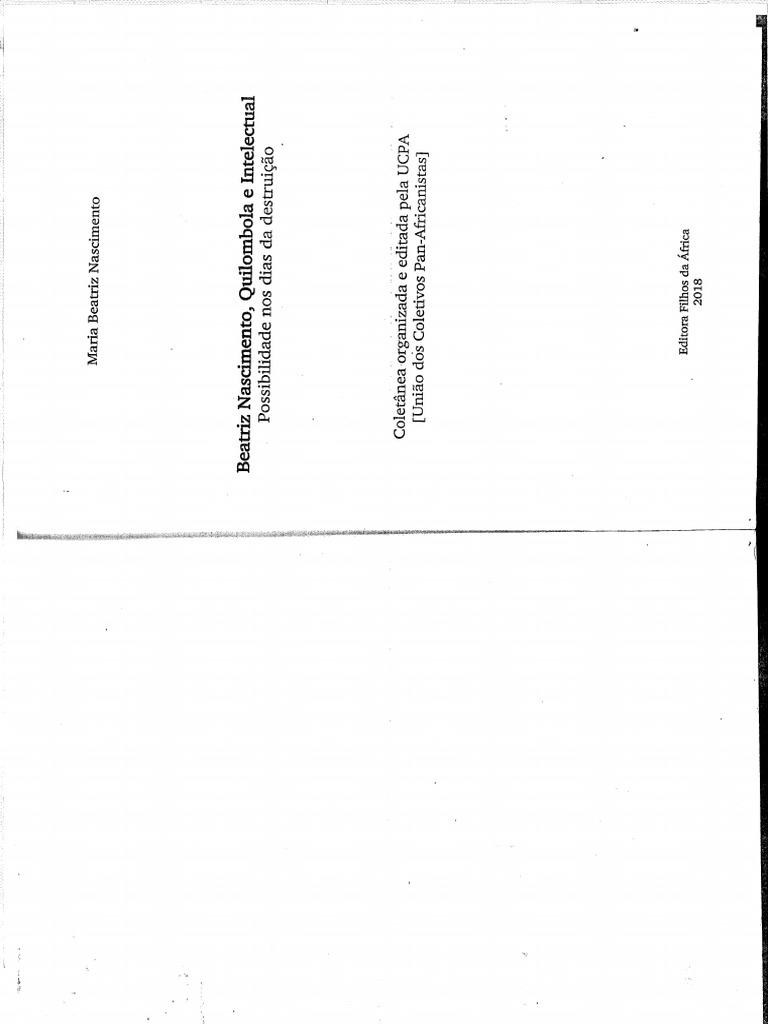 Beatriz Nascimento - Recorte | PDF