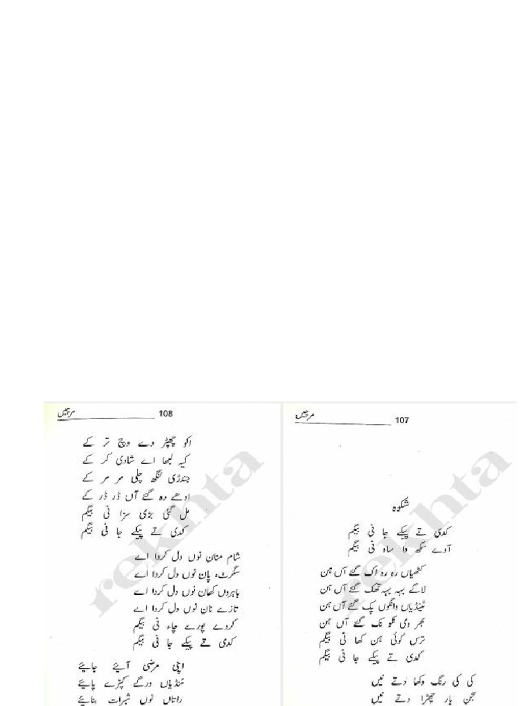 Zahid Fakhri Poetry | PDF