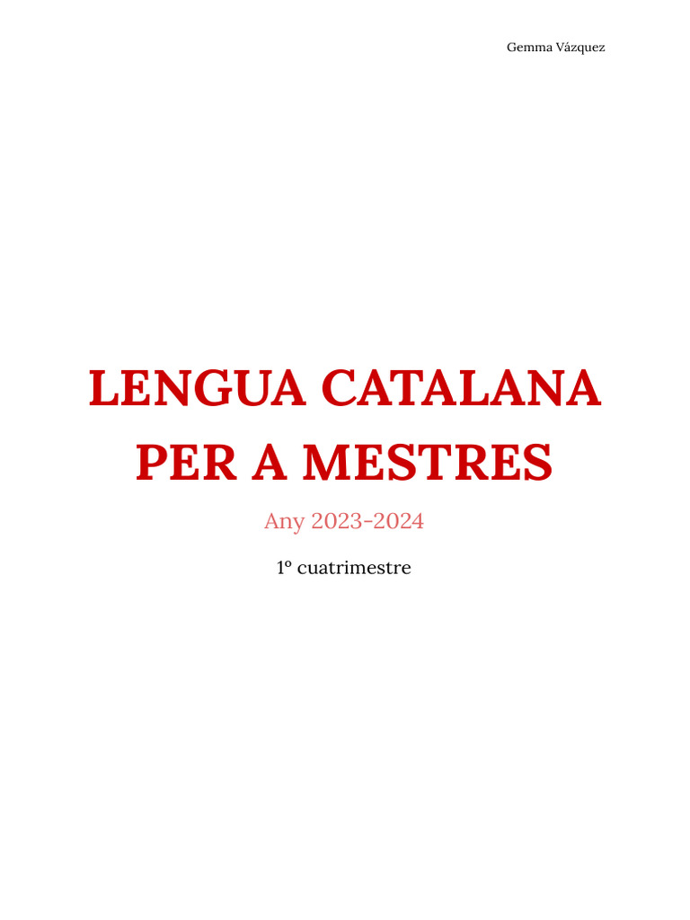 Portada Catalán | PDF