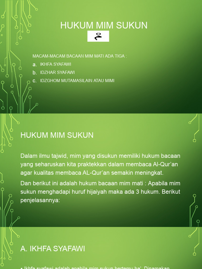 Mim Mati Atau Sukun TAHSIN | PDF