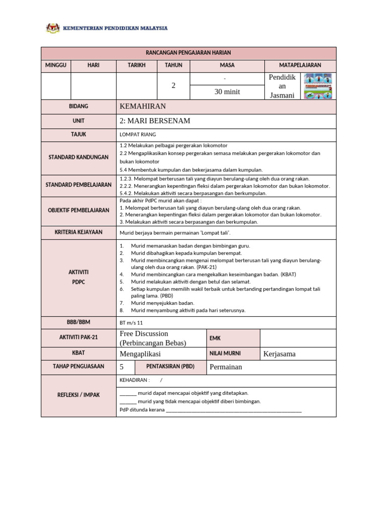 RPH PJ THN 2 V2 (M7) | PDF