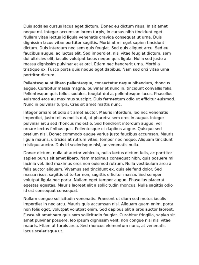 Lorem Ipsum Dolor Sit Amet | PDF