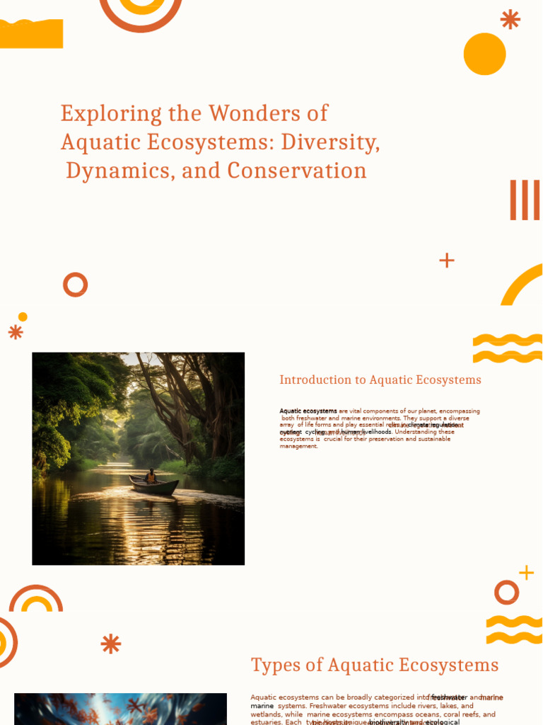 Aquatic Ecosystems: A Conservation Guide | PDF | Conservation Biology ...