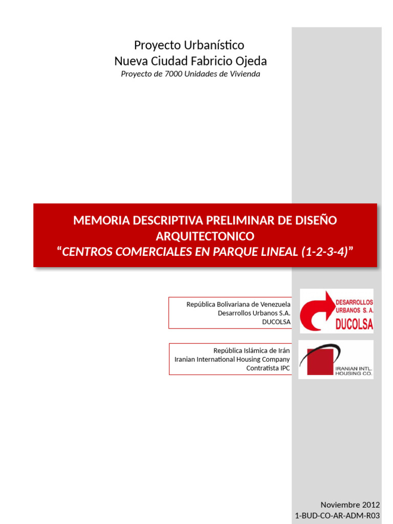 Memoria Descriptiva CPLS | PDF | edificio | Peatonal