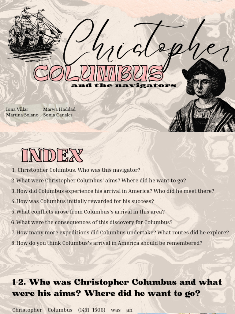 Columbus: Navigator, Legacy, and Impact | PDF | Christopher Columbus ...