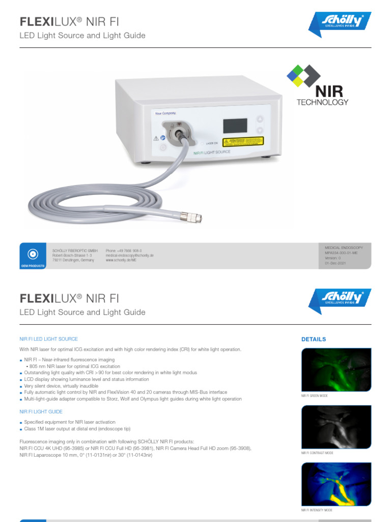 CAIMAN HEALTH BY SCHÖLLY LED Light Source and Light Guide | PDF ...