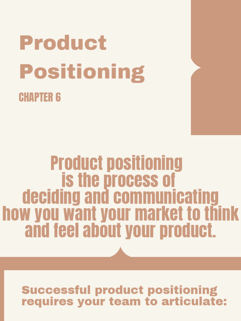 Product Positioning Essentials | PDF