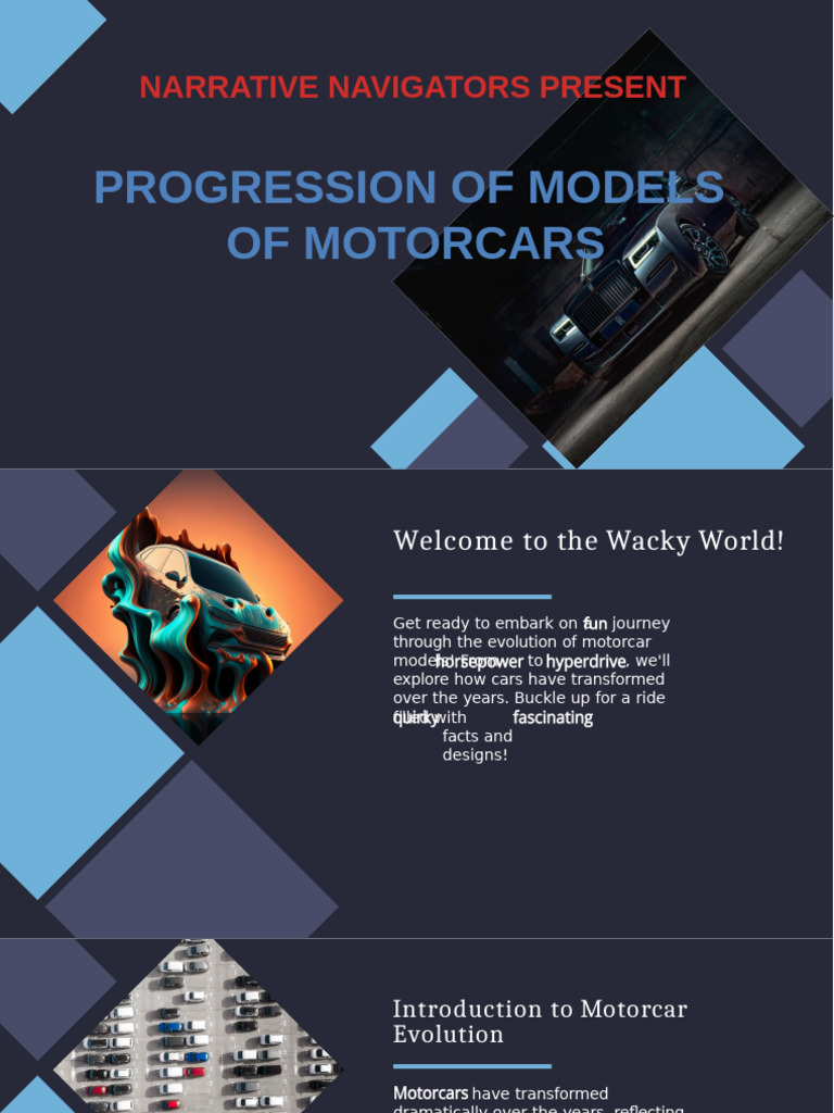 Evolution of Motorcar Models | PDF | Car | Automotive Industry