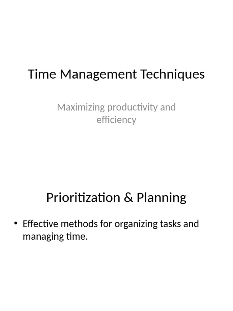 time_management_techniques | PDF