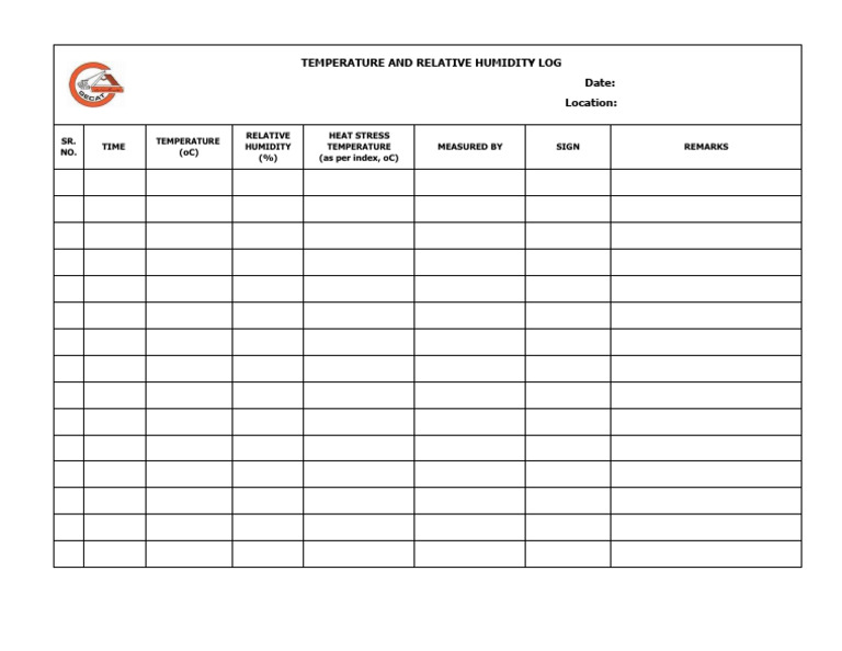 Temperatur and Humidity Log | PDF