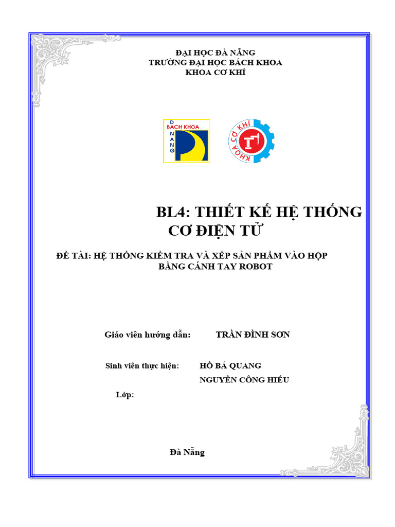 Báo Cáo PBL4 | PDF