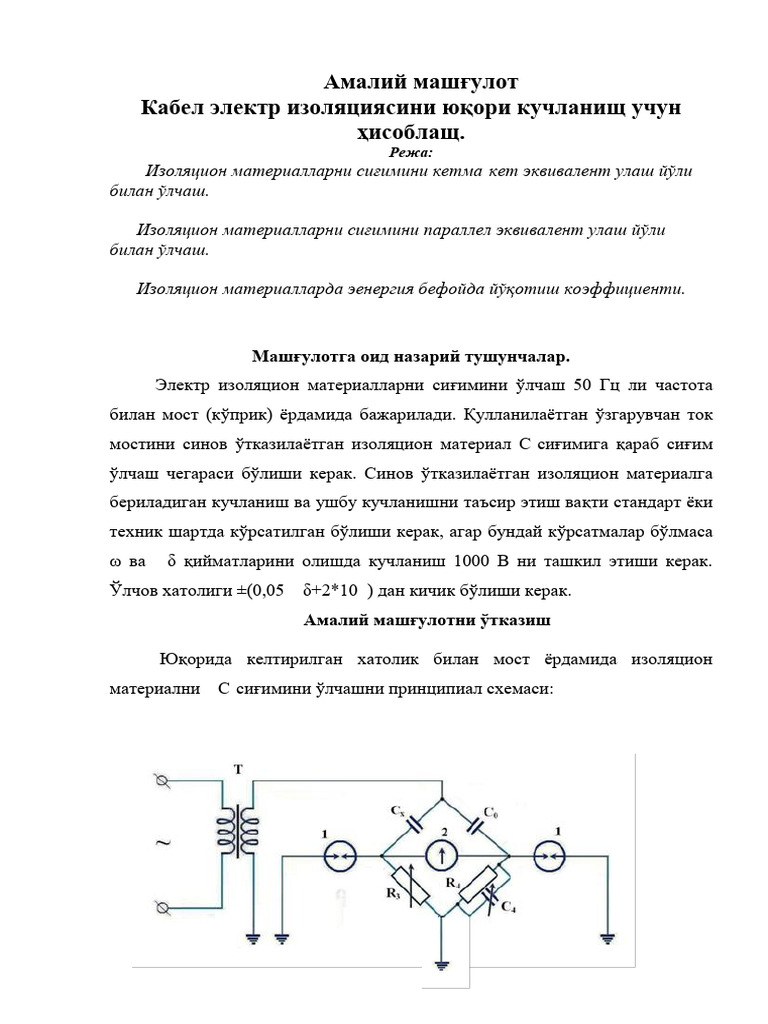 EIKT - Amaliy 1 | PDF