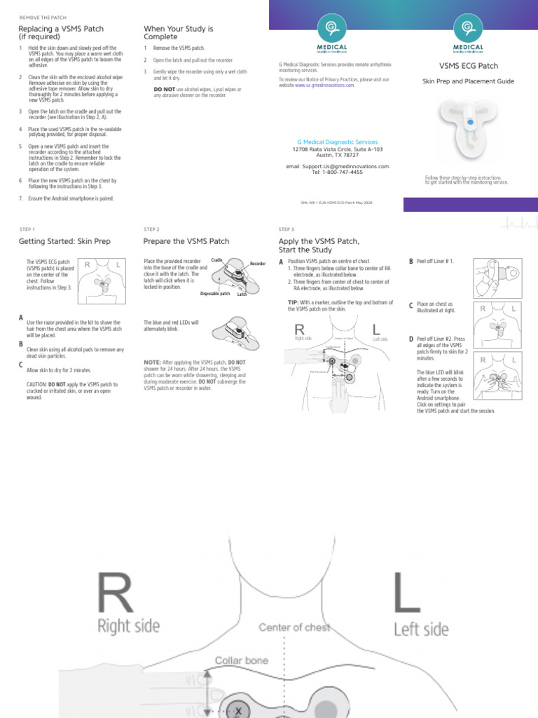 EUA G Medical VSMS Quick Start Guide | PDF