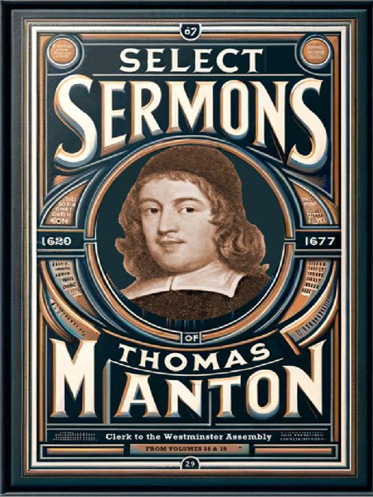 Select Sermons of Manton - Thomas Manton | PDF | Jesus | Penance
