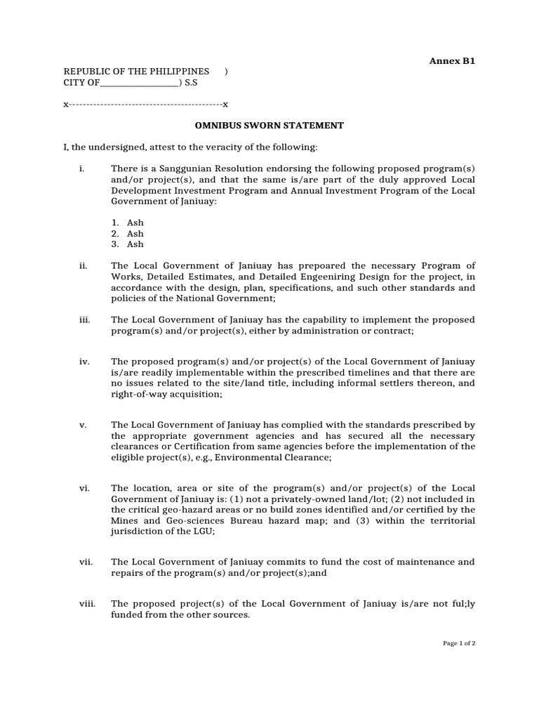 Annex B1 | PDF | Vehicles | Transport