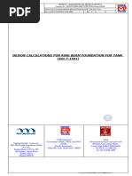 Concrete Ring Beam Design for Tanks | PDF | Bending | Applied And ...
