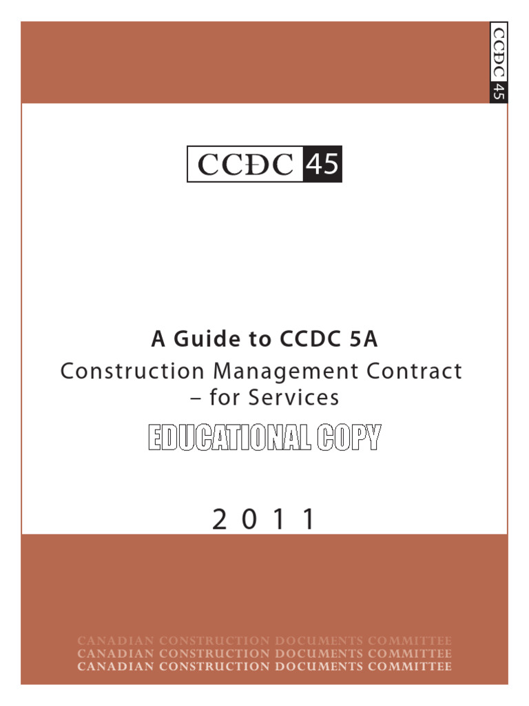Ccdc45edu Guide To CCDC 5A | PDF | Construction Management | General ...