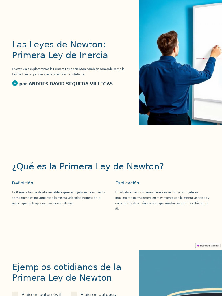 Las Leyes de Newton Primera Ley de Inercia | PDF | Las leyes del ... Las Leyes de Newton Primera Ley de Inercia | PDF | Las leyes del ...