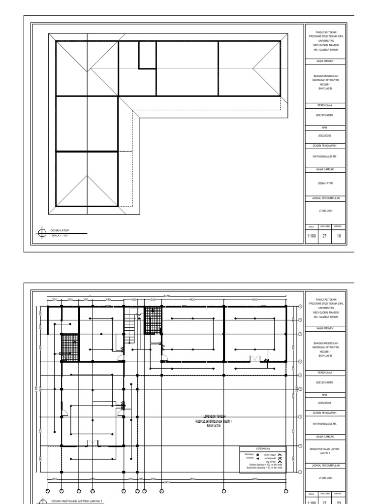 DENAH ATAP_merged | PDF