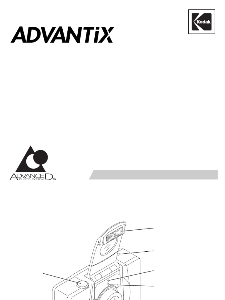 Kodak Advantix T550 Auto Focus Camera Manual | PDF | Camera | Flash ...
