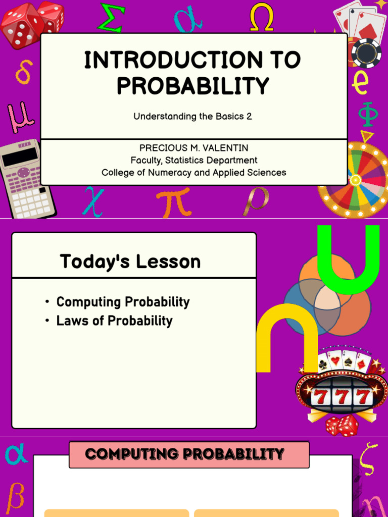 Stat 23 4 Probability.2 | PDF | Probability | Applied Mathematics