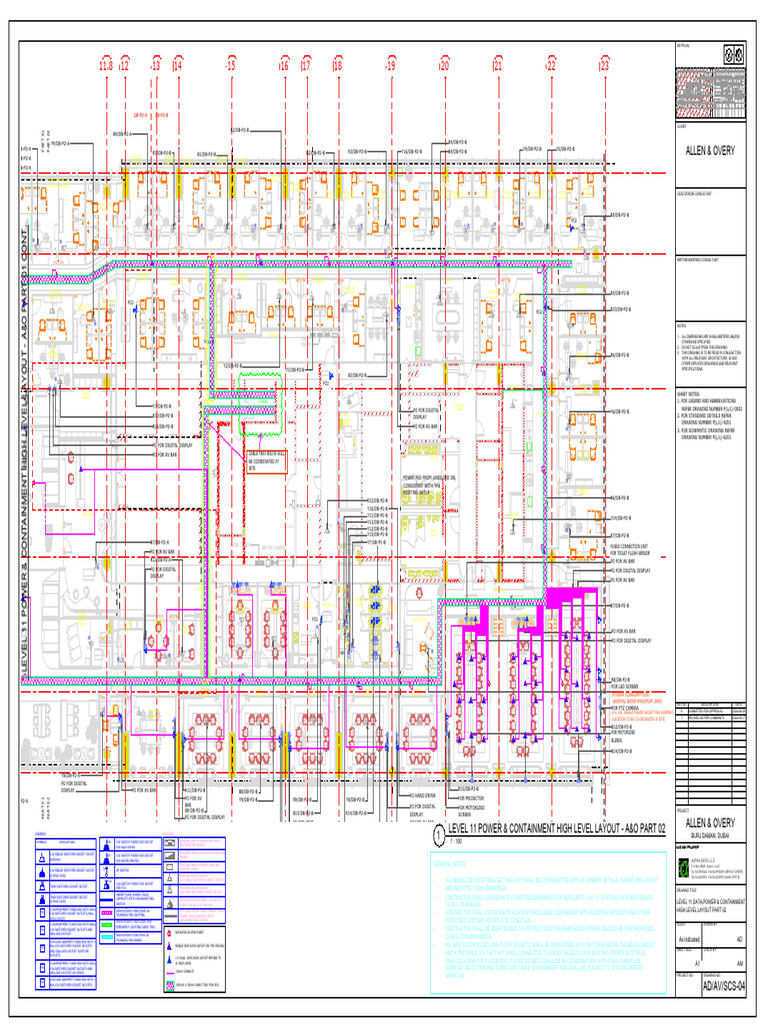 LEVEL 11 POWER & CONTAINMENT HIGH LEVEL PLAN-HIGH LEVEL PART-02 | PDF