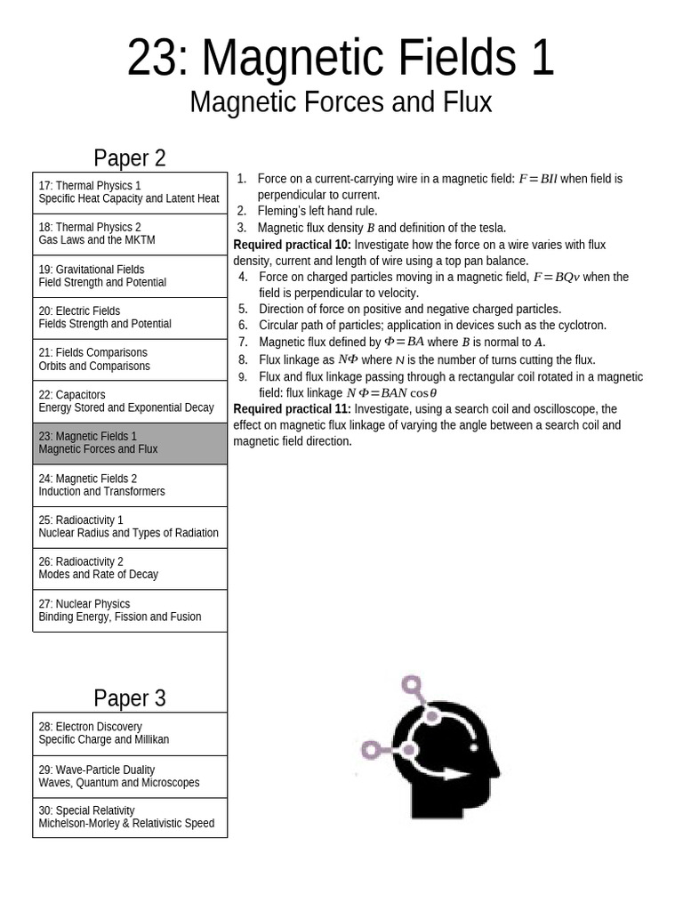 Magnetic Fields 1 SOLUTIONS | PDF | Magnetic Field | Flux