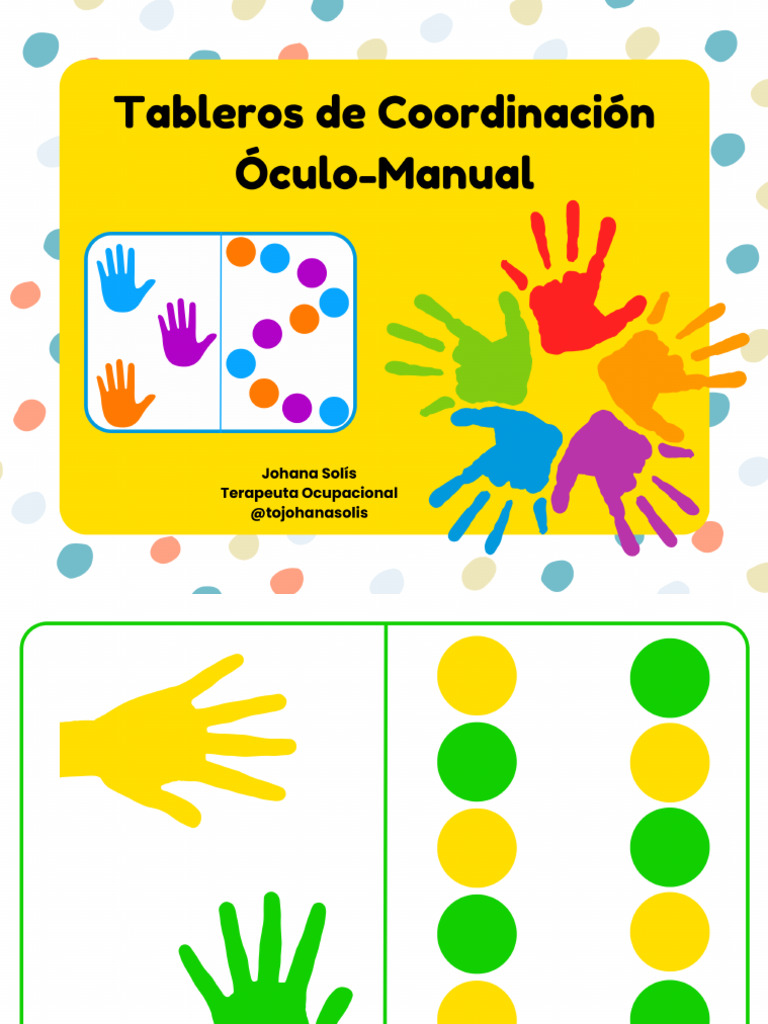 Tableros de Coordinación Óculo-Manual | PDF