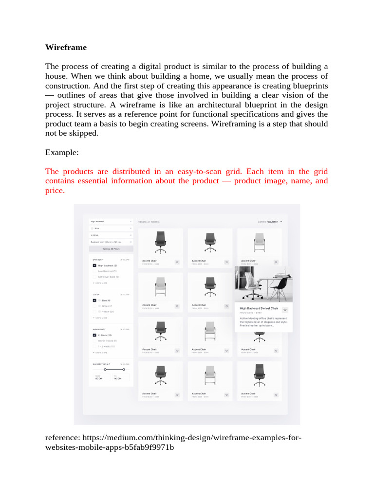 7 Wireframe | PDF